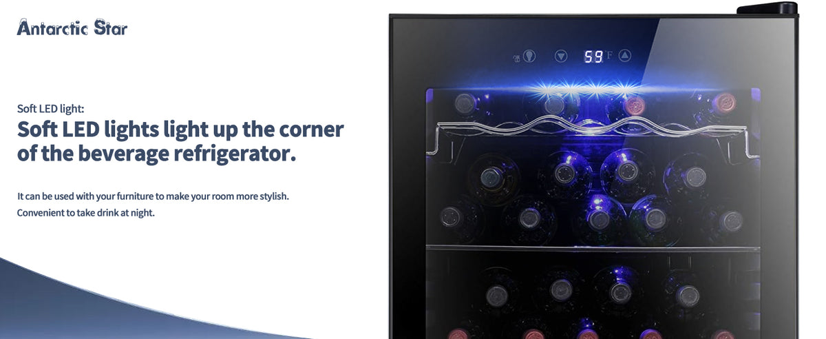 Antarctic Star Mini Beverage Refrigerator 4.4 Cu.Ft – ANTARCTIC-STAR