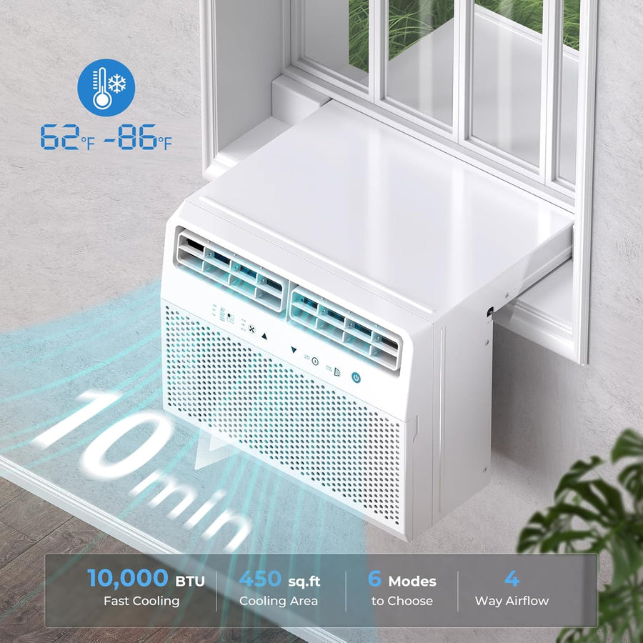 Antarctic Star U-Shaped Air Conditioner Window Unit 12000BTU ...